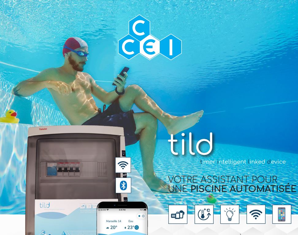 Coffret électrique connectée pour piscine TILD - CCEI - Distripool